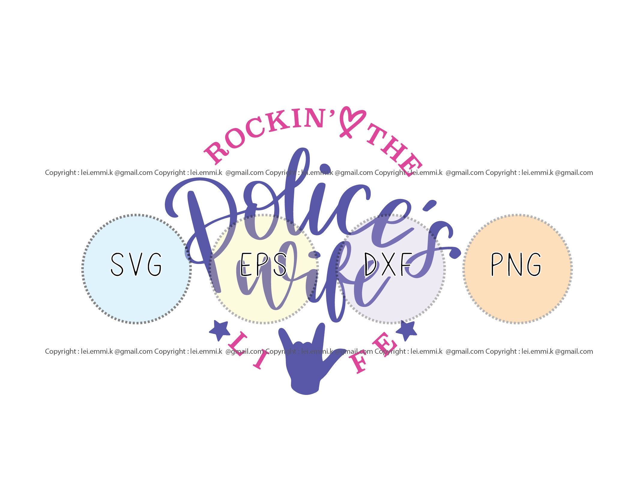 Police Wife Svg Police Life Svg Cops Wife Instant Download - Etsy