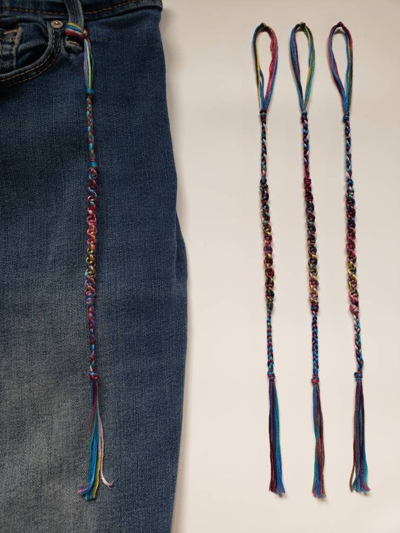 Multicolored Tzitzit Set of 4 | Etsy