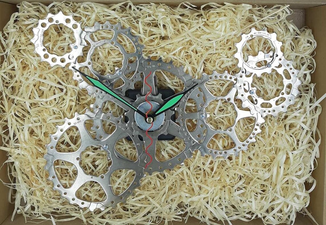 Bicycle Clock Unique Steampunk Decor Handmade Clock Bike - Etsy