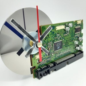 Office Desk Accessory Computer Clock Tech Gift Gift for | Etsy