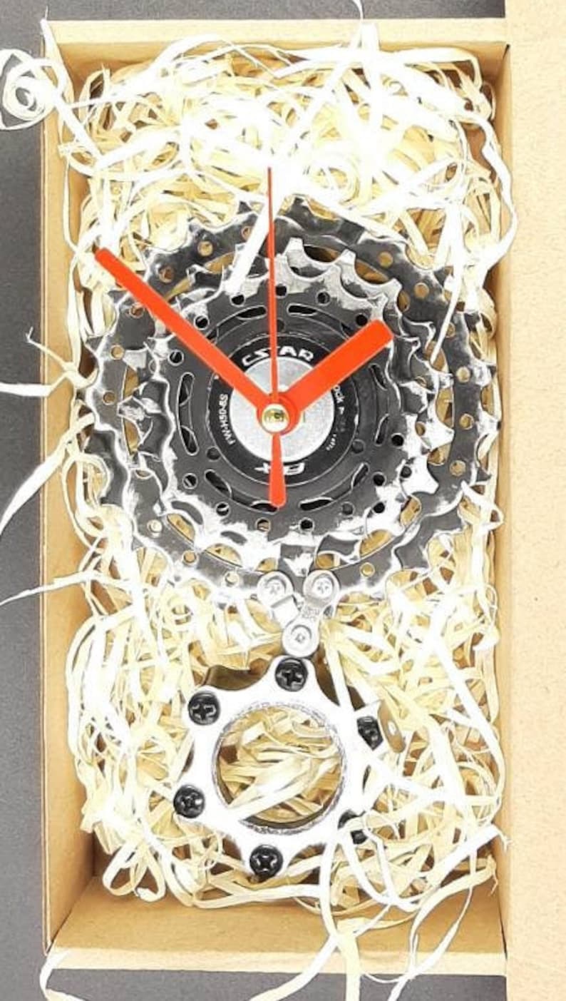 Bike Clock for the Desk Clock Bike Gear Clock Cyclist Gift - Etsy