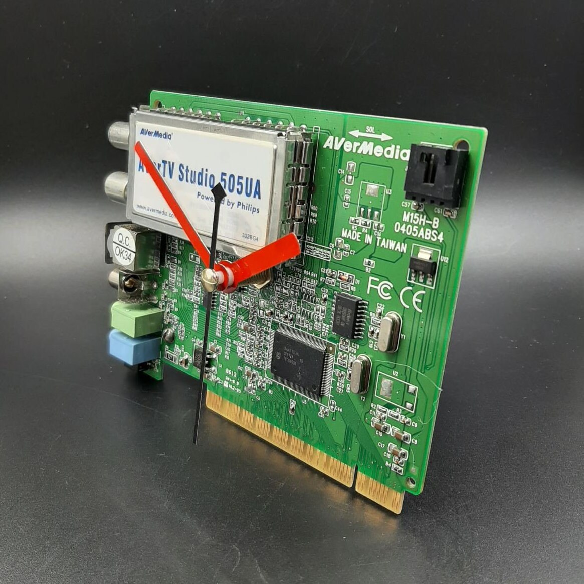 Computer Clock, Secondary Computer Board, Gift Geek, Handmade Clock ...