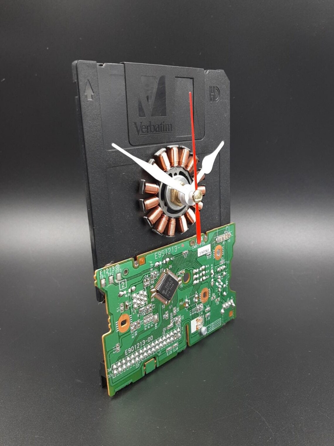 Hard Drive Clock Floppy Drive Clock Desk Clock Office Desk - Etsy