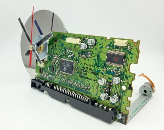 Office Desk Accessory Computer Clock Tech Gift Gift for | Etsy