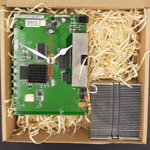 Computer Clock Secondary Computer Board Gift Geek Handmade - Etsy