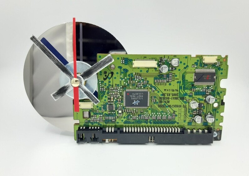 Office Desk Accessory Computer Clock Tech Gift Gift for | Etsy