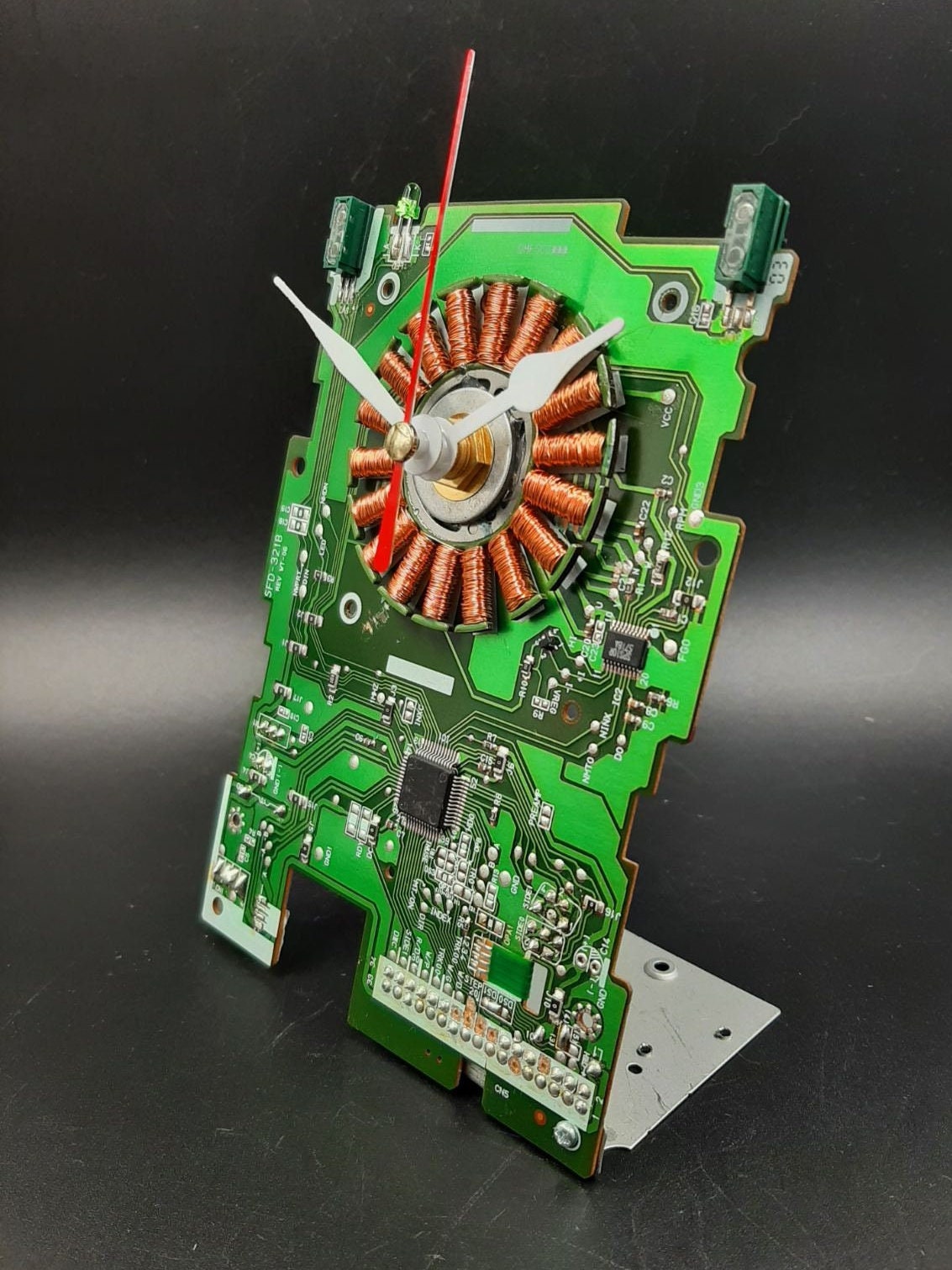 Hard Drive Clock, Floppy Drive Clock, Desk Clock, Office Desk Accessory ...