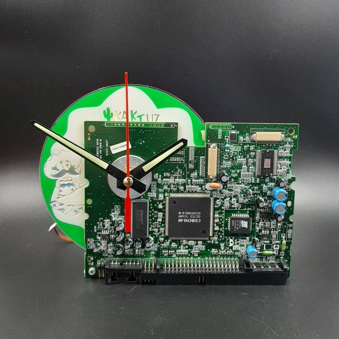 Gift for Geek Computer Clock Office Desk Accessory Unique - Etsy