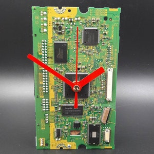 Computer Clock, Secondary Computer Board, Gift Geek, Office Clock ...