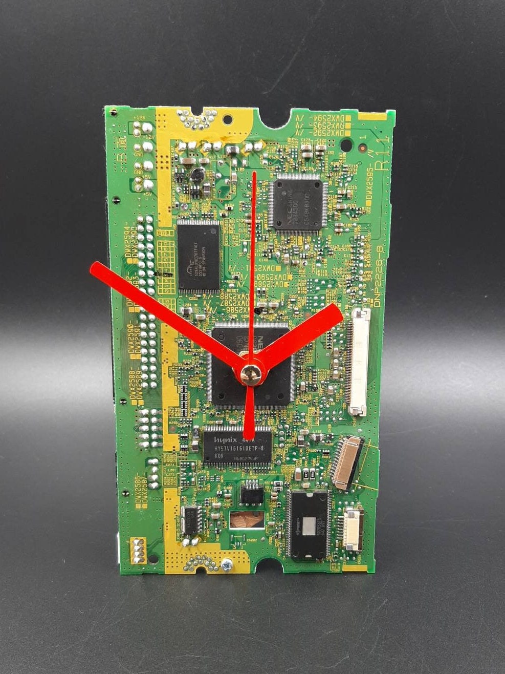 Computer Clock Secondary Computer Board Gift Geek Office - Etsy