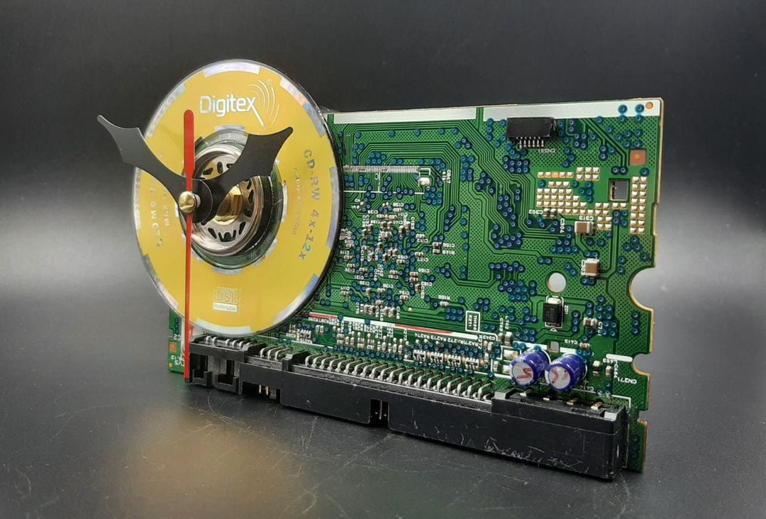 Office Desk Accessory, Computer Clock, Tech Gift, Gift for Geek, Desk ...