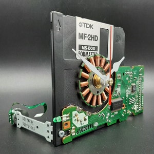 Clock With Computer Board Tech Gift Unique Desk Clock Gift - Etsy