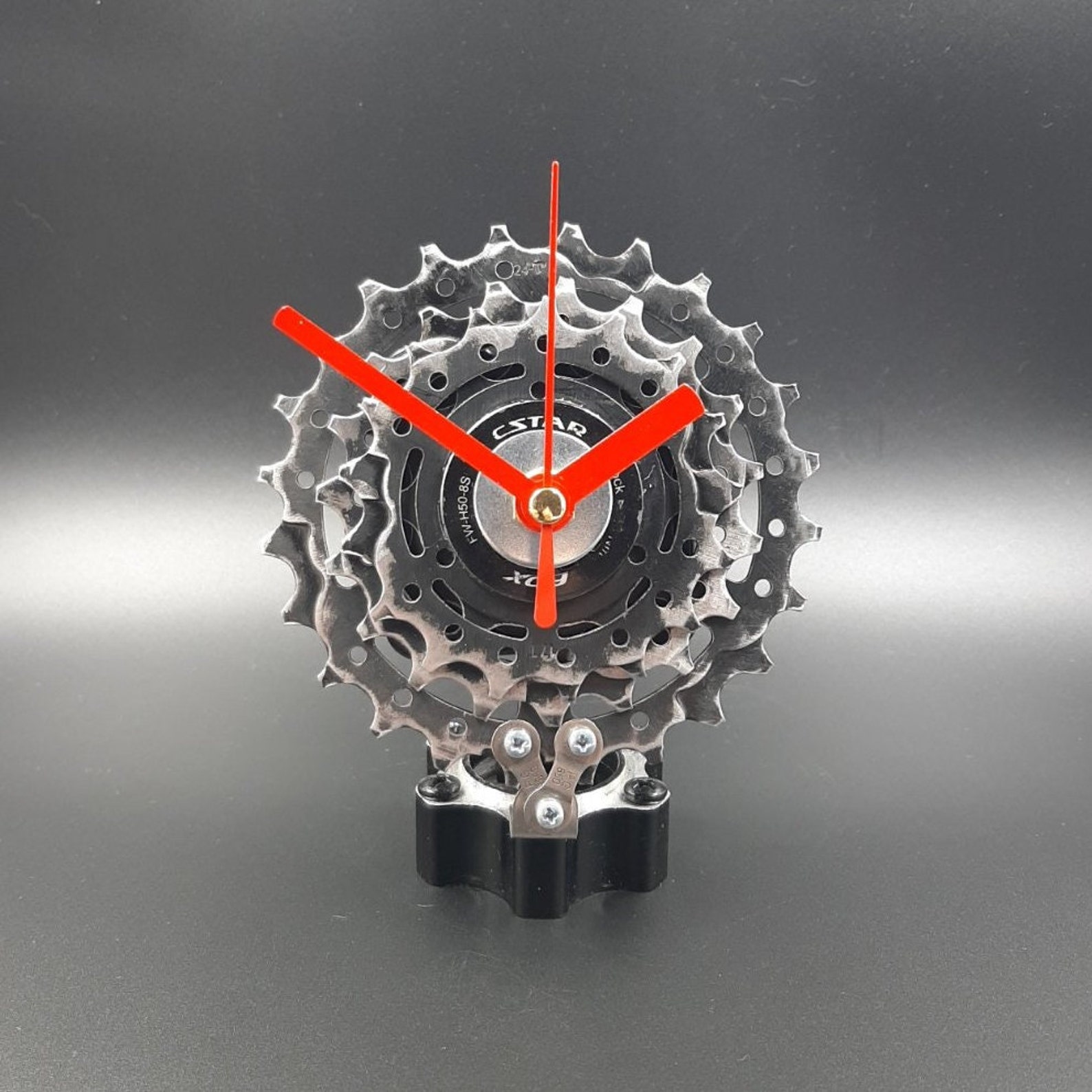 Bike Clock for the Desk Clock Bike Gear Clock Cyclist Gift - Etsy