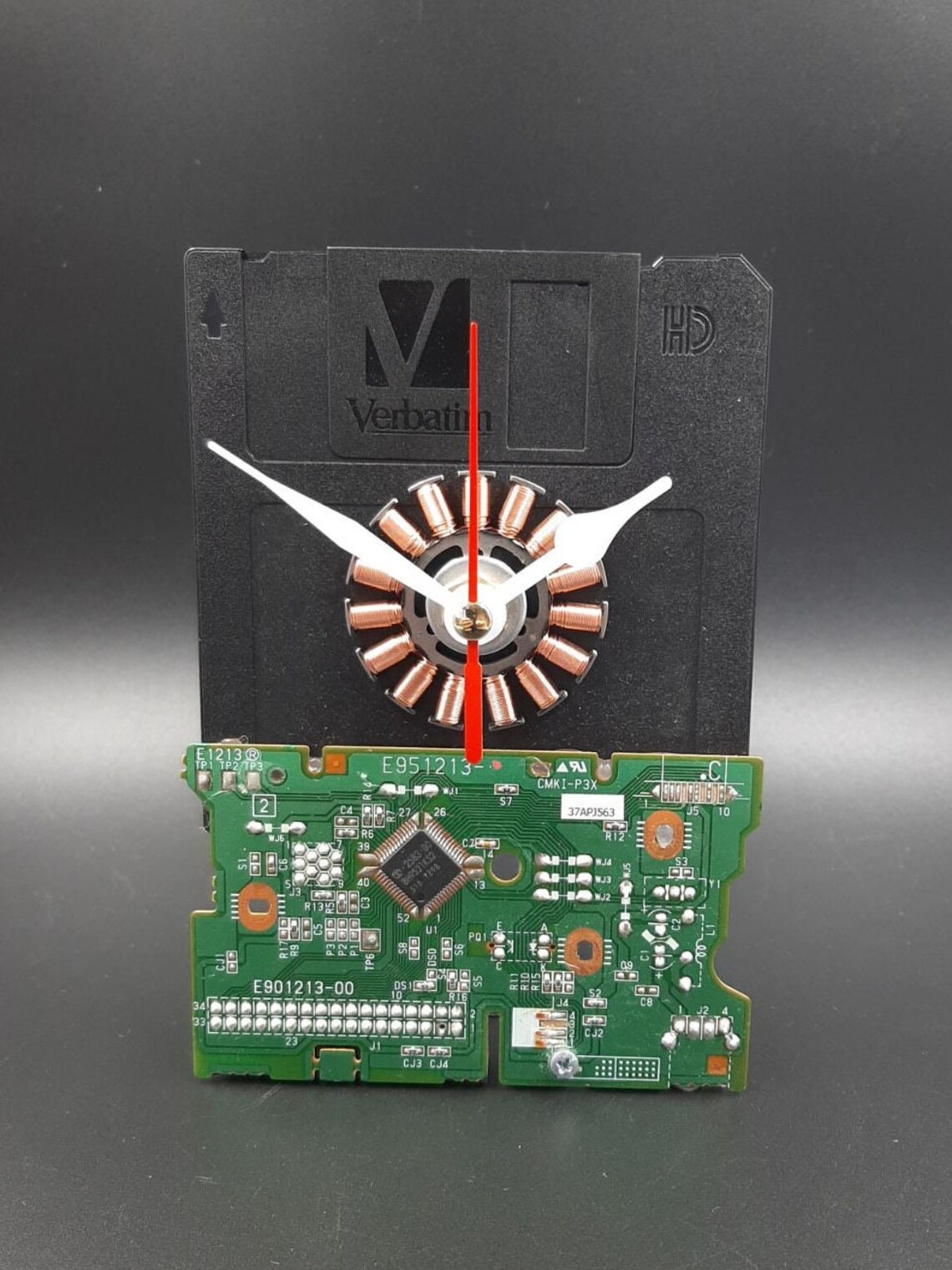 Hard Drive Clock Floppy Drive Clock Desk Clock Office Desk - Etsy