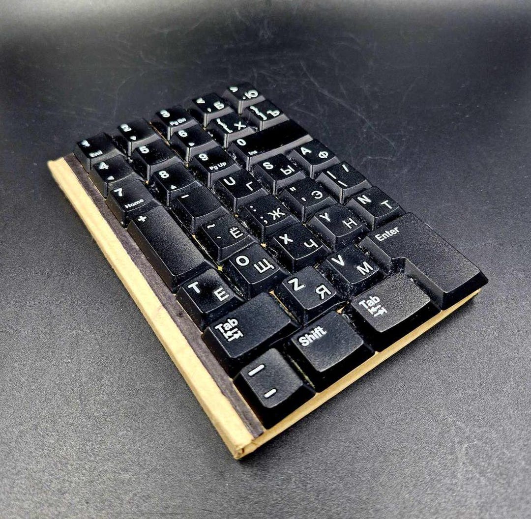 Notebook With Recycled Keyboard, Tech Accessories, Gift Geek ...