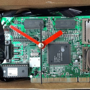 Gift for Geek, Computer Clock, Office Desk Accessory, Unique Desk Clock ...