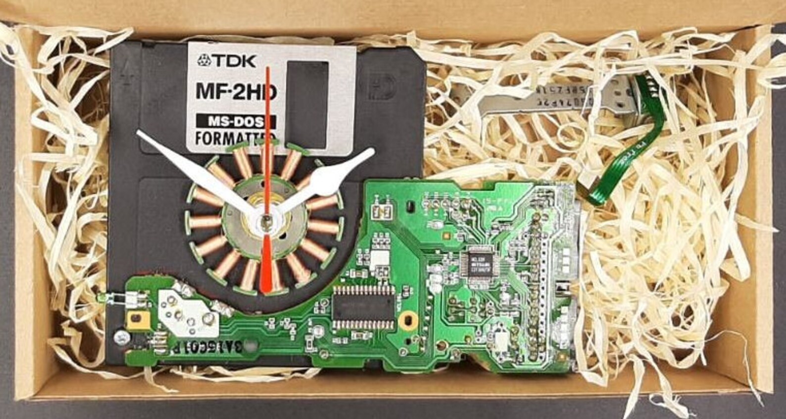 Clock With Computer Board Tech Gift Unique Desk Clock Gift - Etsy