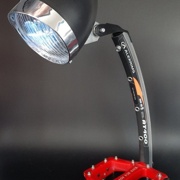 Recycled Bike Lamp - Etsy