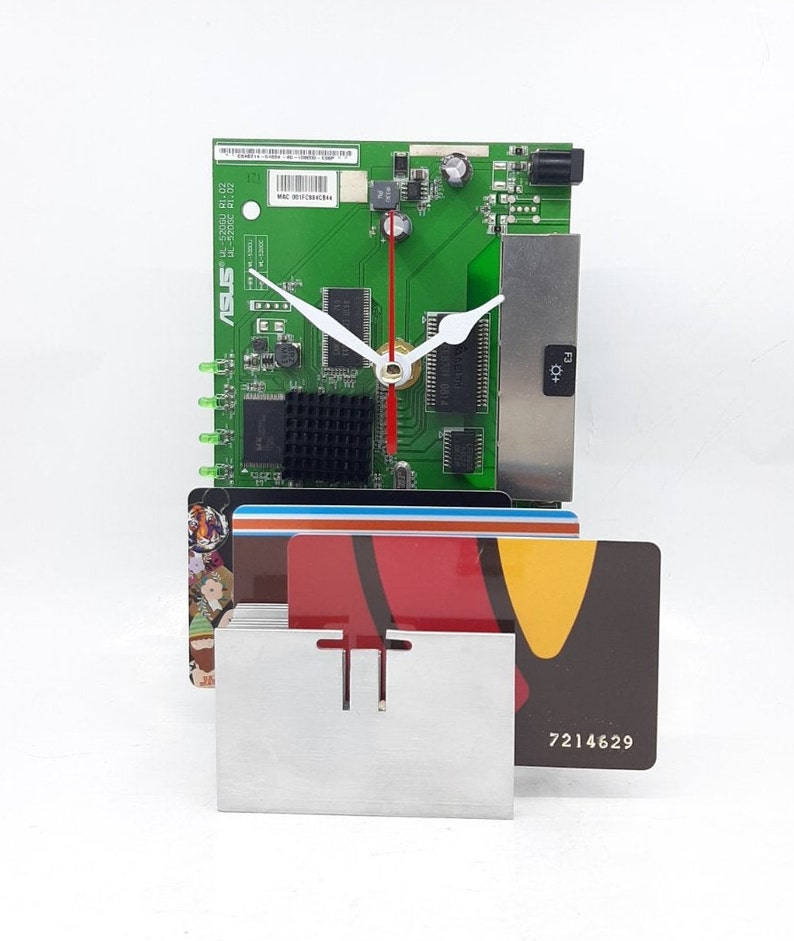 Computer Clock Secondary Computer Board Gift Geek Office Clock | Etsy