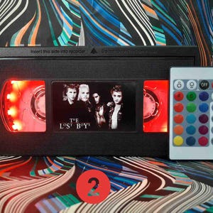 Retro VHS Lamp, 80s, 90s, Birthday Gift, Christmas, Halloween, Gift for ...
