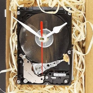 Hard Drive Clock Floppy Disk Unique Desk Clock Computer - Etsy