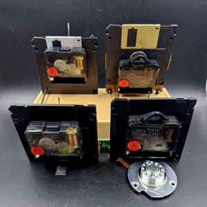 Clock With Computer Board, Tech Gift, Unique Desk Clock, Gift for Geek ...