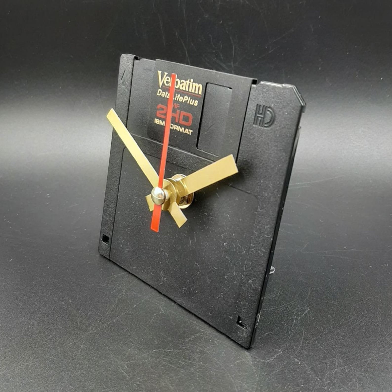 Floppy Disk Clock Hard Drive Office Desk Accessory Handmade - Etsy
