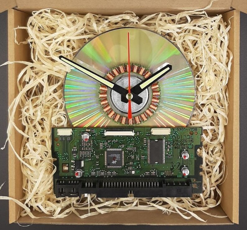 Gift Geek Desk Clock Technical Gift Office Clock Gift - Etsy