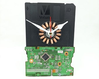 Gift for Geek Computer Clock Office Desk Accessory Unique | Etsy