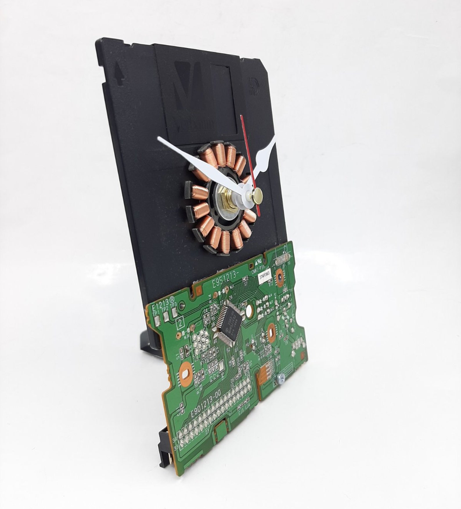 Computer geek gift Unique desk clock Recycle computer clock | Etsy