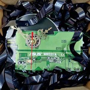 Gift for Geek, Computer Clock, Office Desk Accessory, Unique Desk Clock ...