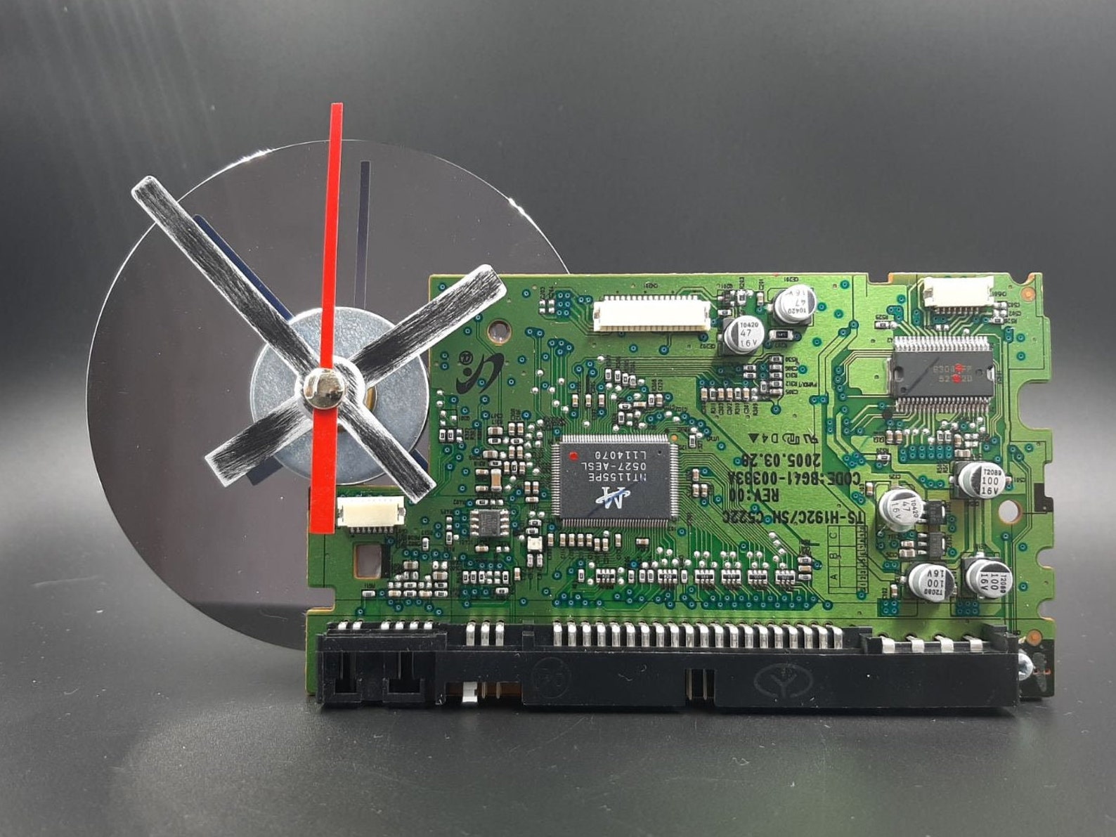 Office Desk Accessory Computer Clock Tech Gift Gift for - Etsy