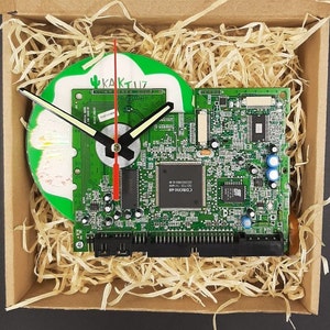 Gift for Geek Computer Clock Office Desk Accessory Unique - Etsy