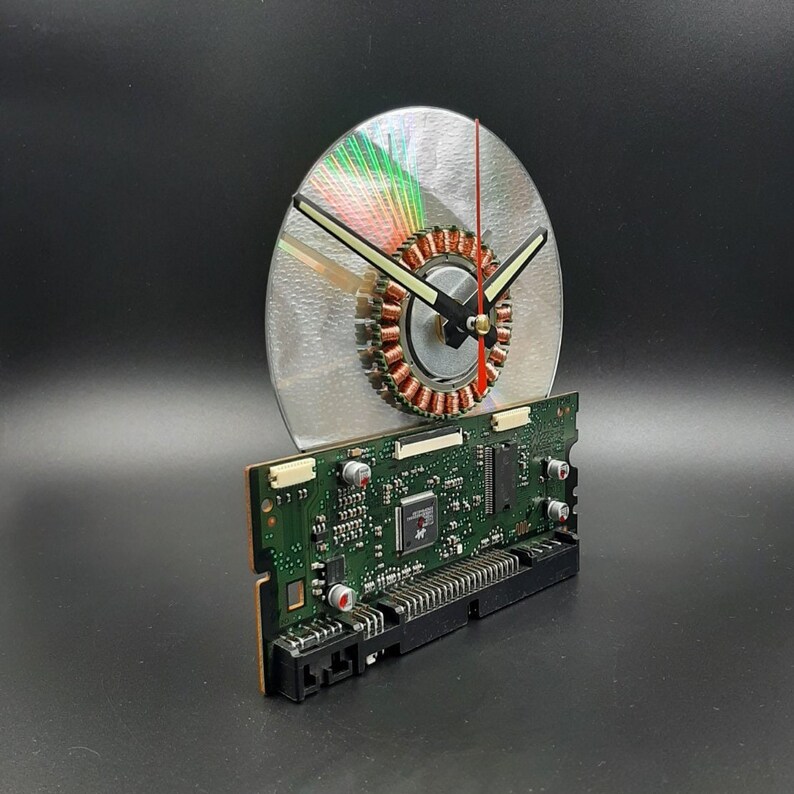 Gift Geek, Desk Clock, Technical Gift, Office Clock, Gift Boyfriend ...