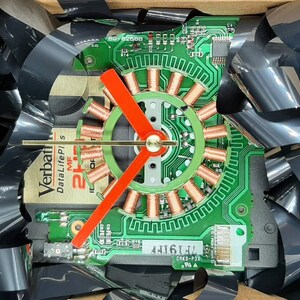 Clock With Computer Board, Tech Gift, Unique Desk Clock, Gift for Geek ...