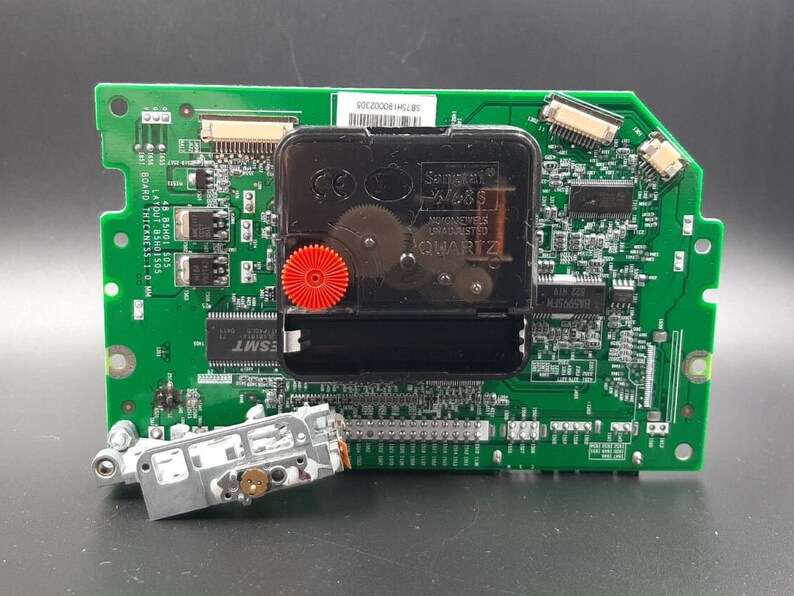Computer Clock Secondary Computer Board Gift Geek Office - Etsy