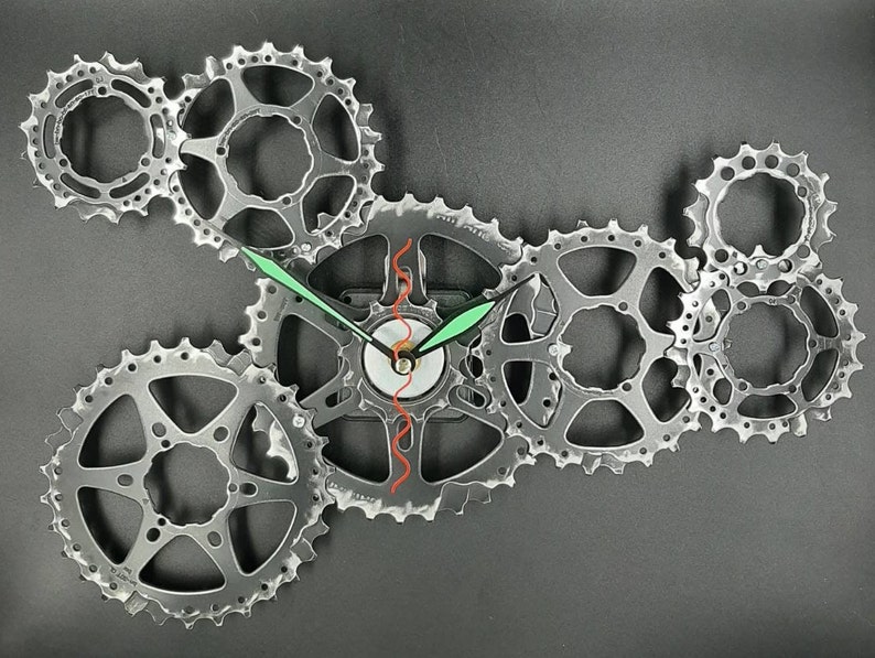 Bicycle Clock Bike Clock Gift for Cyclist Wall Clock | Etsy