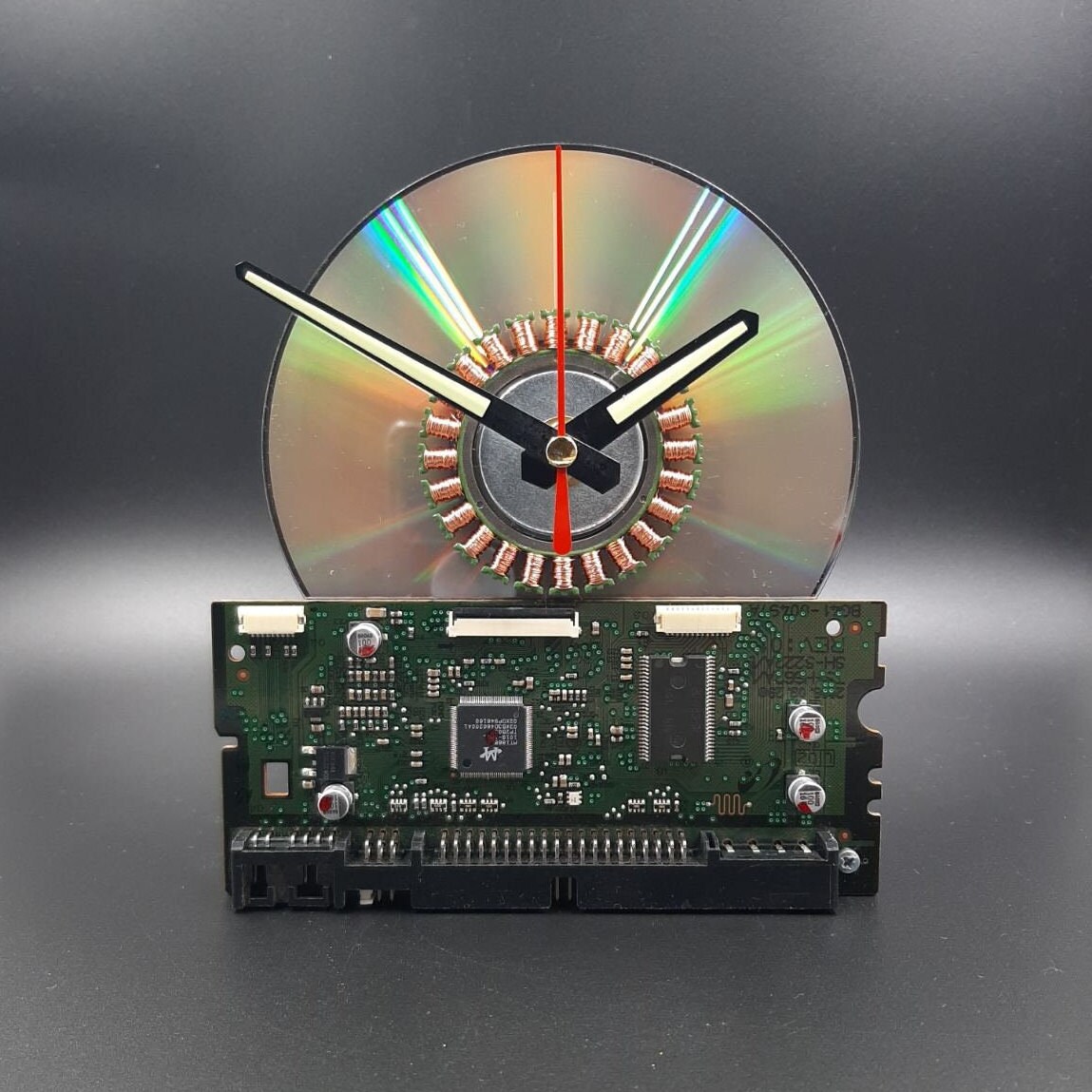 Gift Geek, Desk Clock, Technical Gift, Office Clock, Gift Boyfriend ...