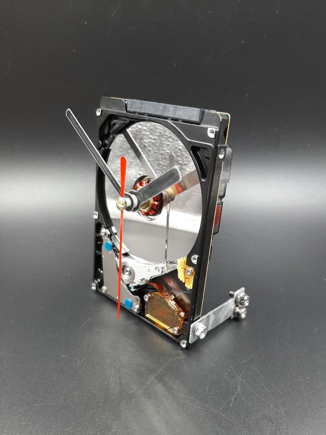 Hard Drive Clock, Floppy Drive Clock, Desk Clock, Office Desk Accessory ...