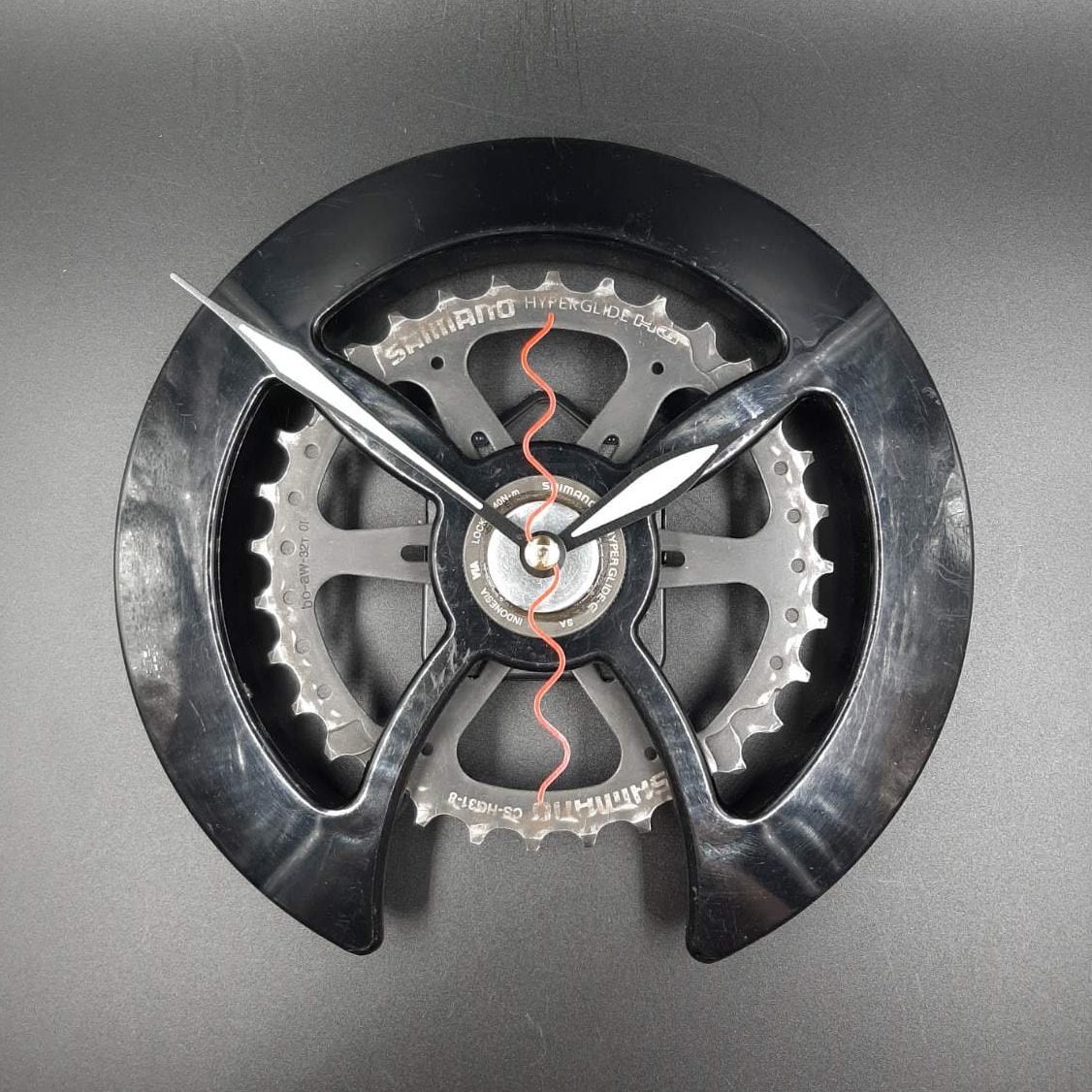 Bike Wall Clock, Bike Gear Clock, Gift for Cyclist, Gift for Boyfriend ...
