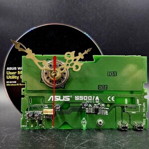 Gift for Geek, Computer Clock, Office Desk Accessory, Unique Desk Clock ...