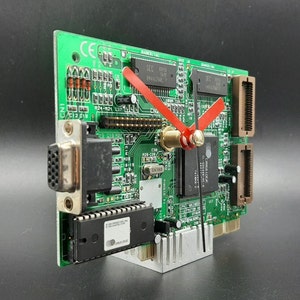 Gift for Geek, Computer Clock, Office Desk Accessory, Unique Desk Clock ...