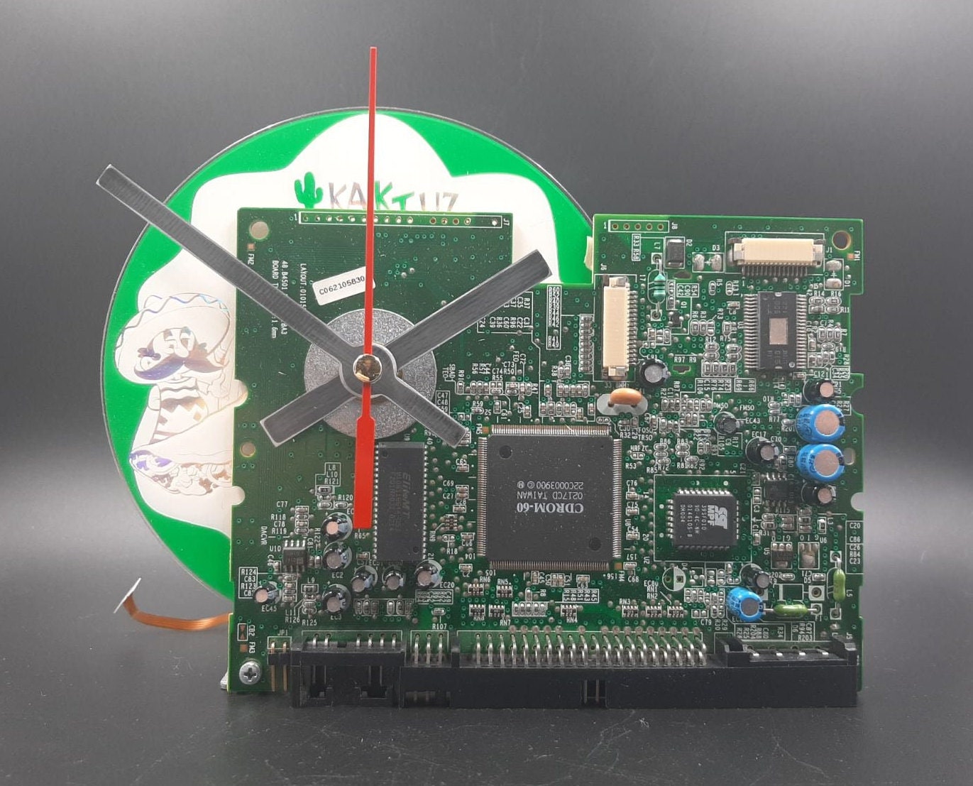 Gift for Geek Computer Clock Office Desk Accessory Unique - Etsy