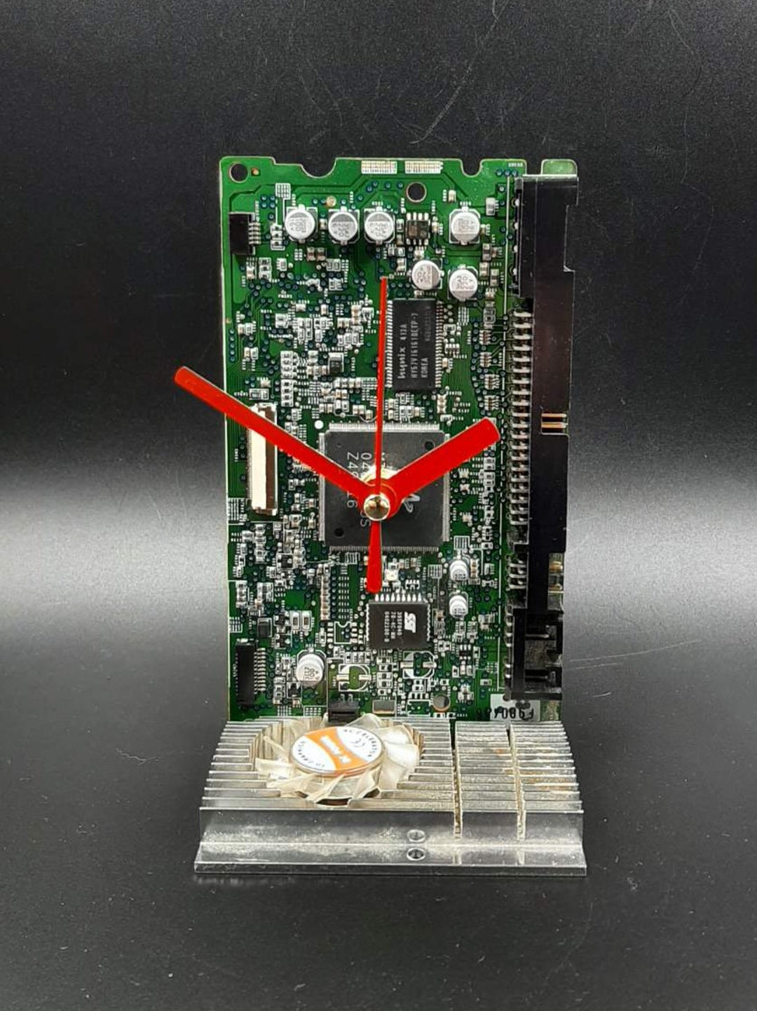 Computer Clock Secondary Computer Board Gift Geek Handmade - Etsy