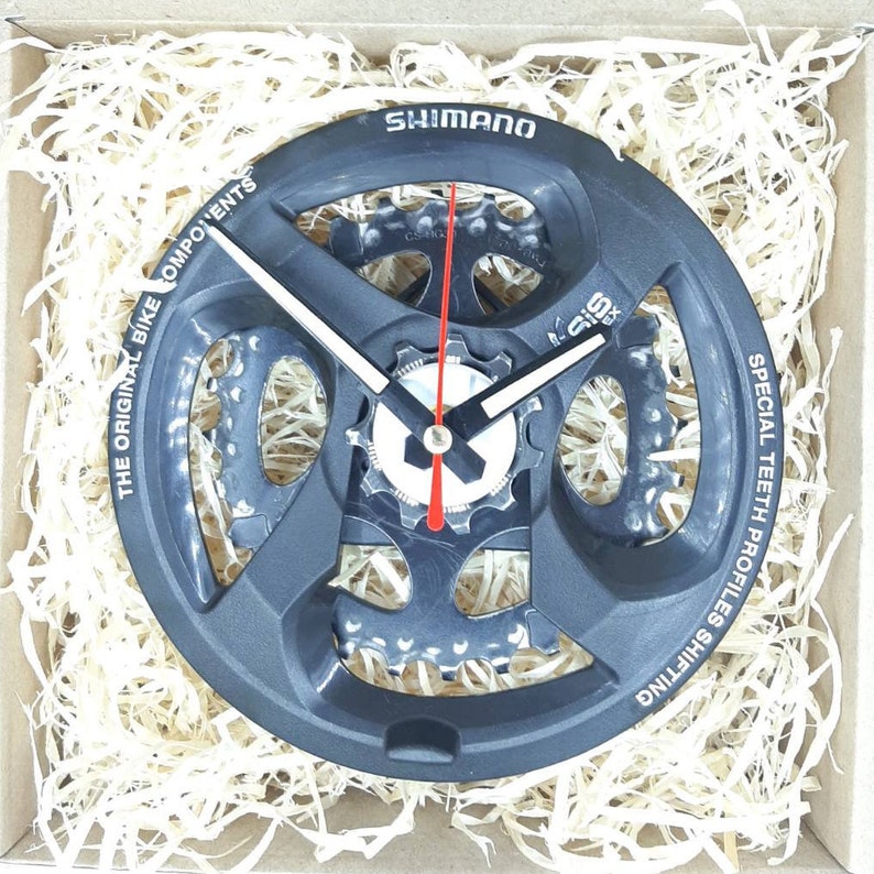 Bike wall clock Bike gear clock Gift for cyclist gift for | Etsy
