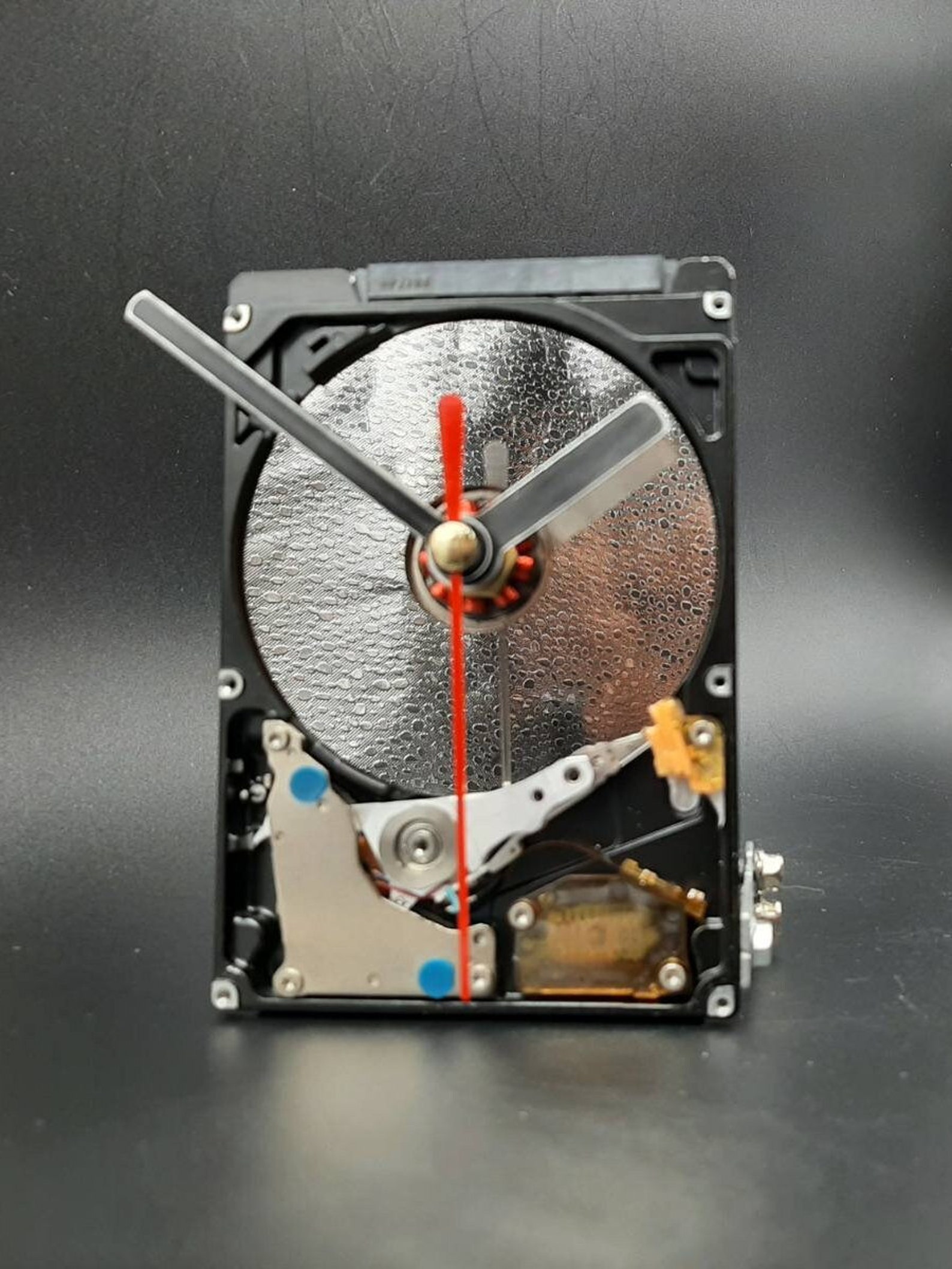 Hard Drive Clock, Floppy Drive Clock, Desk Clock, Office Desk Accessory ...