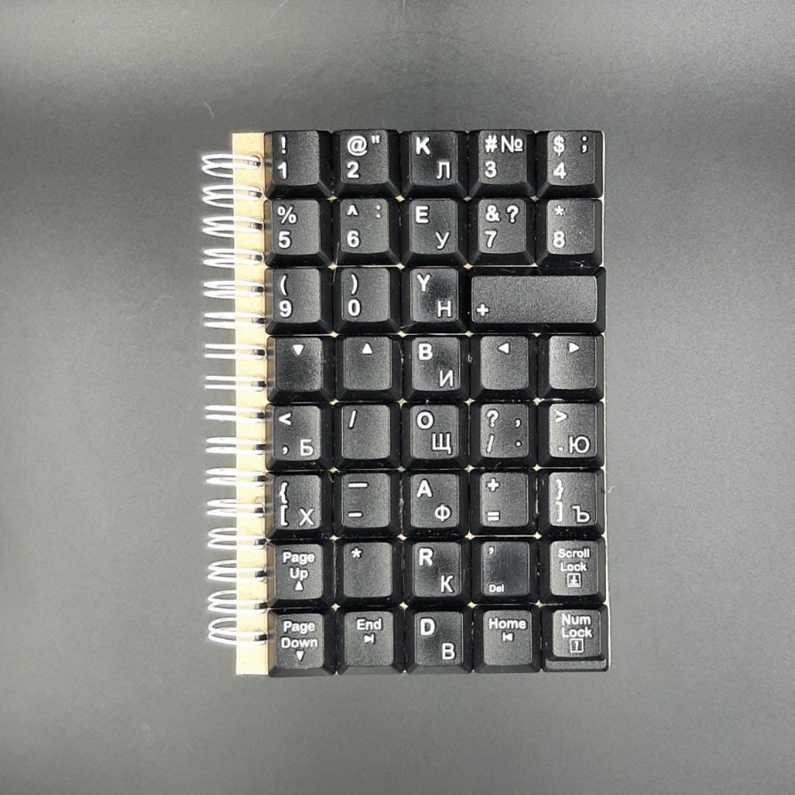 Notebook With Recycled Keyboard Tech Accessories Gift Geek - Etsy