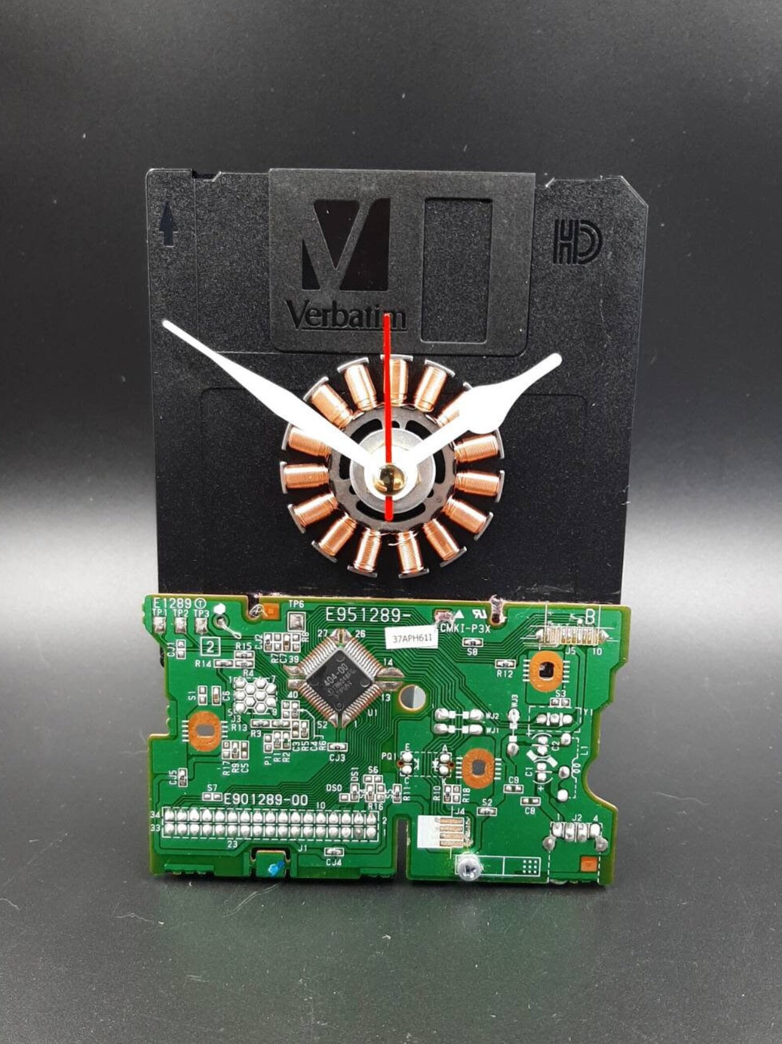 Computer Geek Gift Unique Desk Clock Recycle Computer Clock - Etsy