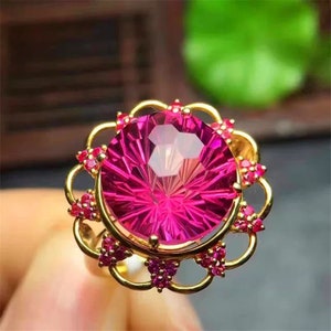 Natural Red Topaz Ring,925 Sterling Sliver,engagement Ring,wedding Ring ...