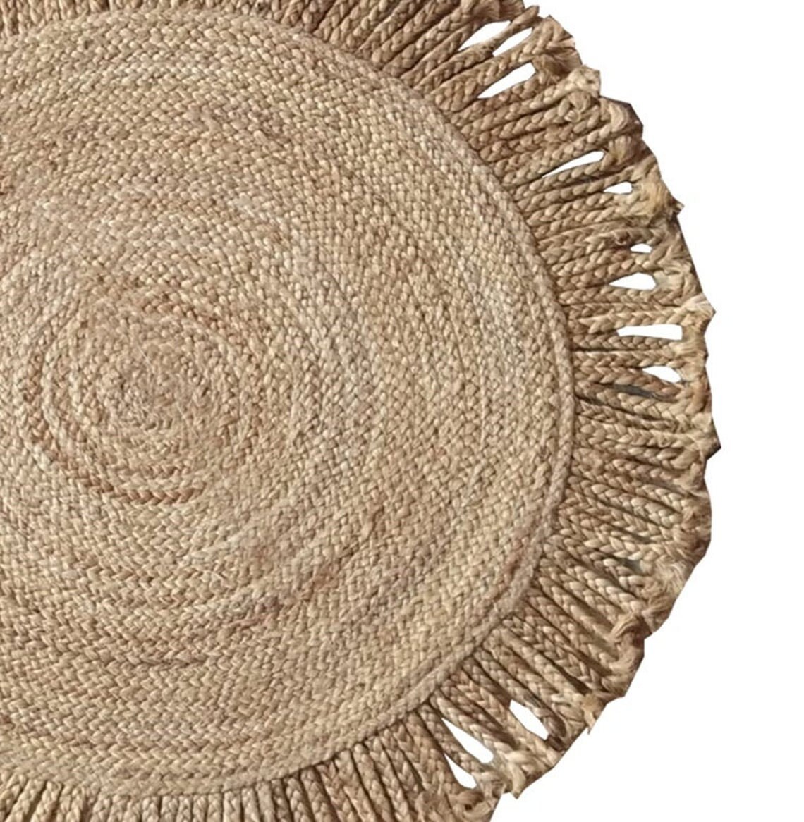 Indianloomrugs hand-braided Natural Round Jute Rug Custom - Etsy